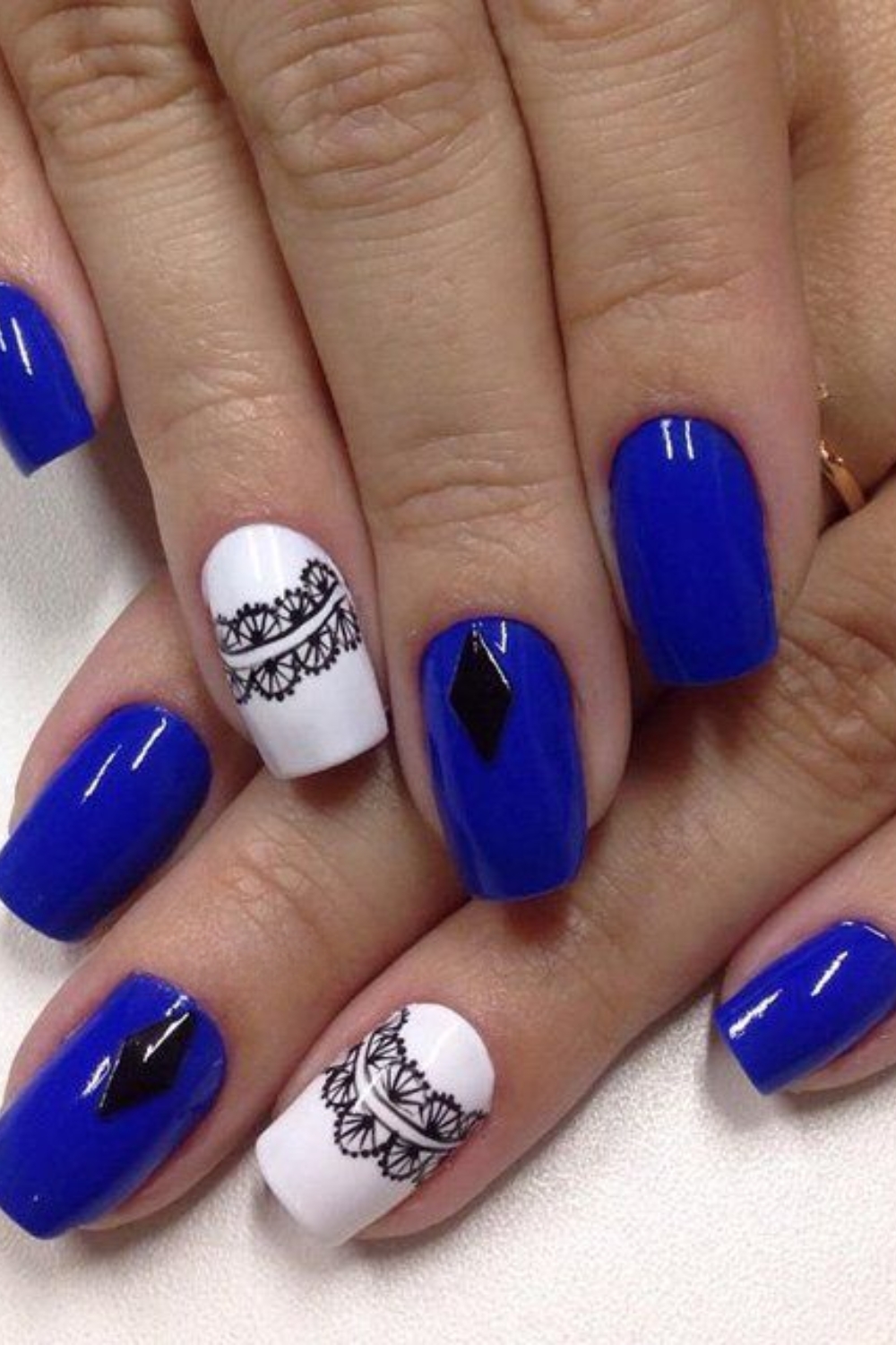 25 Blue Nails for Summer (You Must Try) - Stylish Hair Ideas
