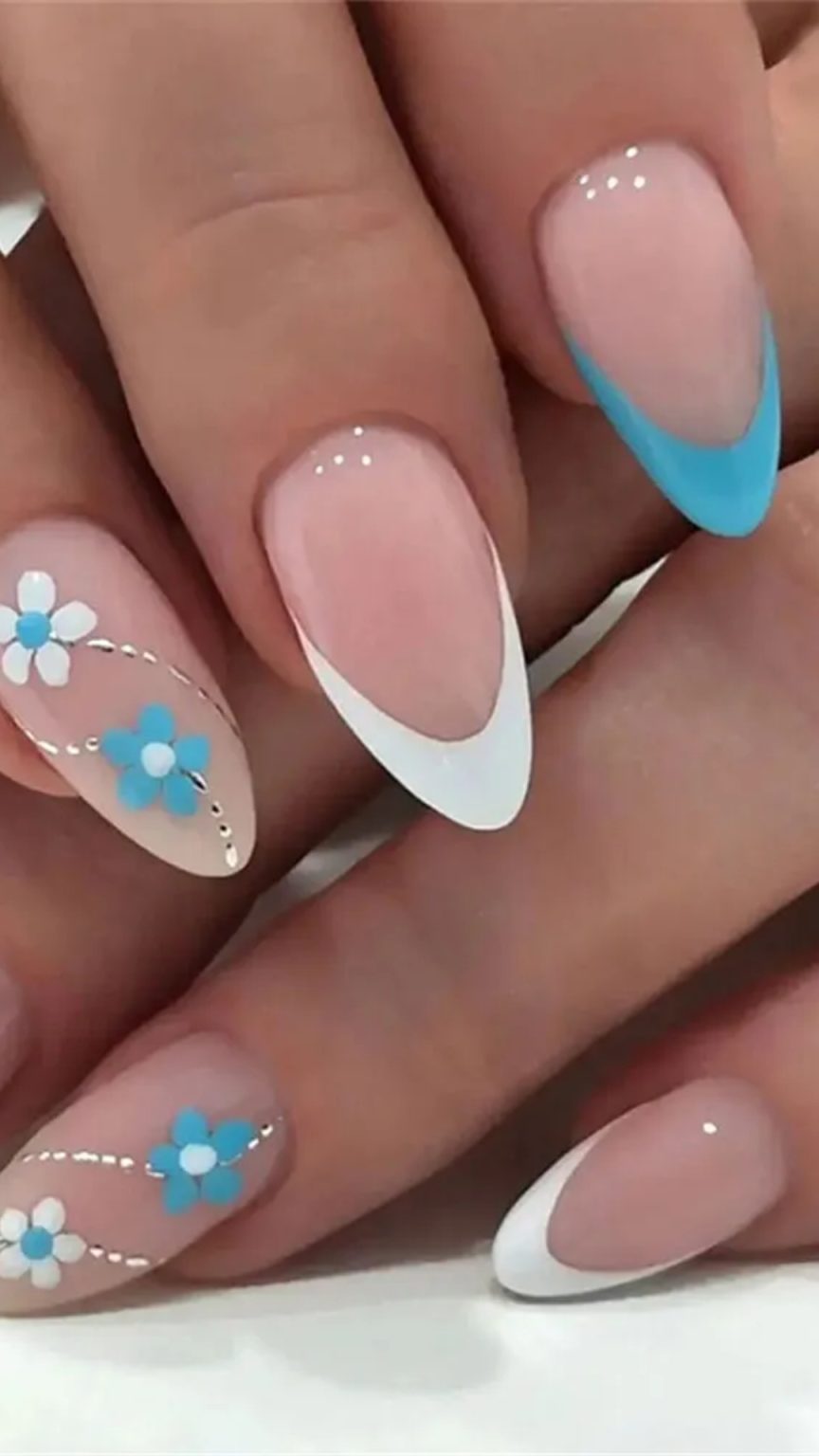 25 Summer Nails Almond (Your Next Manicure) - Stylish Hair Ideas