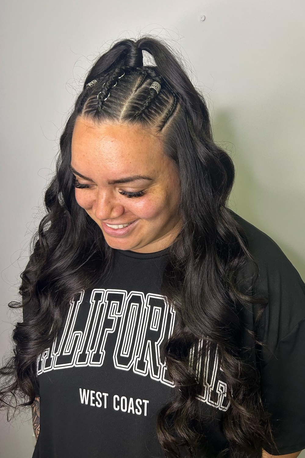 25 Braids in Front Weave in Back - Stylish Hair Ideas