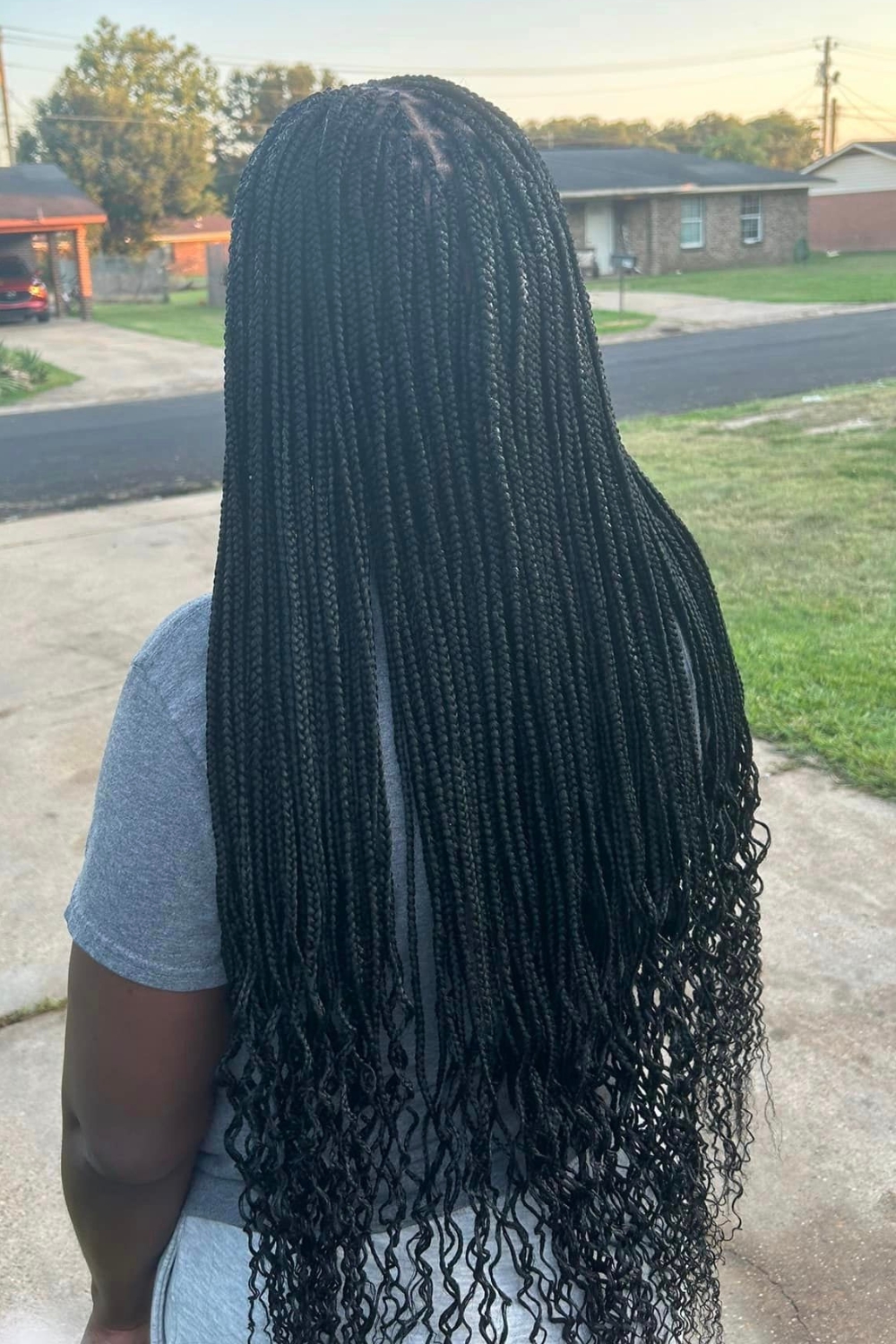 25 Braids in Front Weave in Back - Stylish Hair Ideas