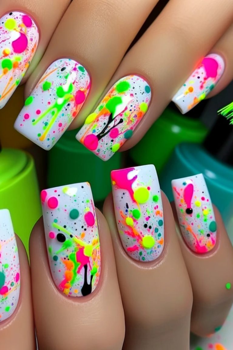 20 Square Summer Nails With Images - Stylish Hair Ideas