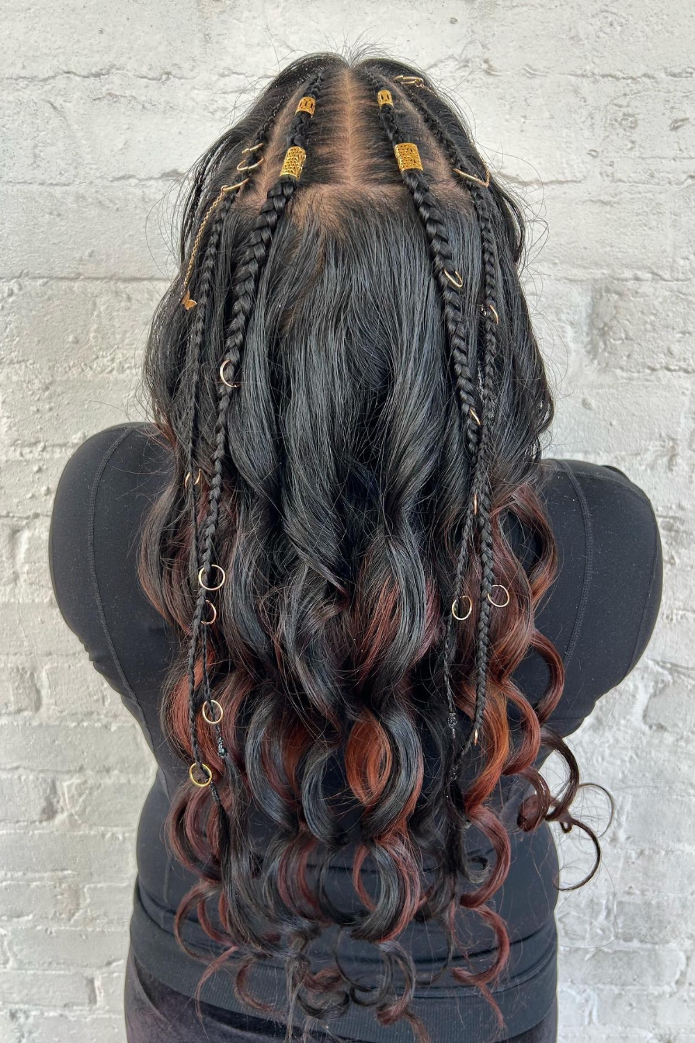 25 Braids in Front Weave in Back - Stylish Hair Ideas