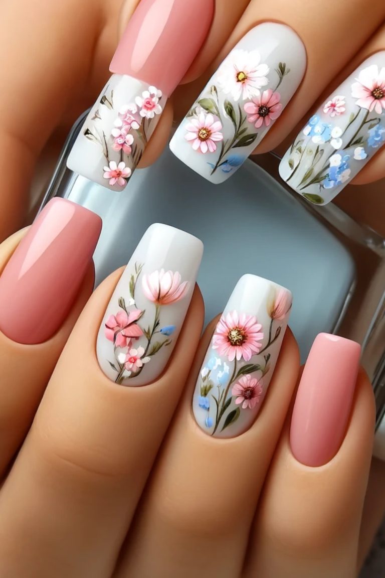 20 Square Summer Nails With Images - Stylish Hair Ideas