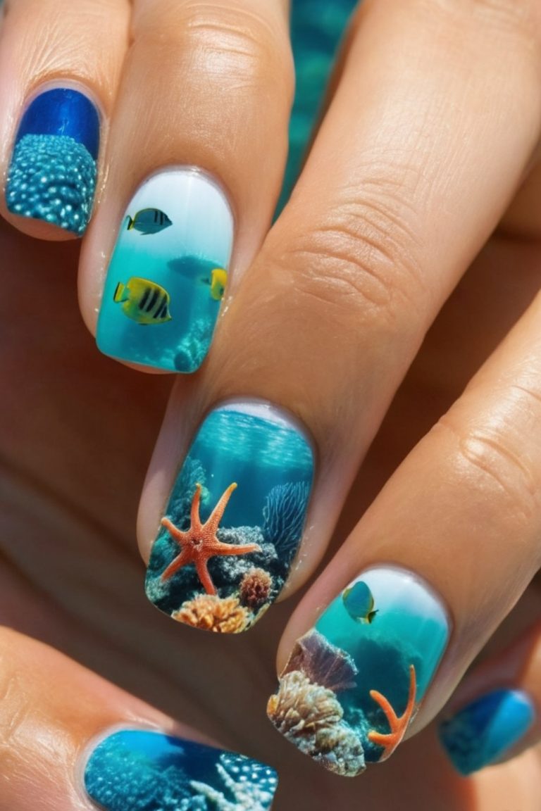 20 Square Summer Nails With Images - Stylish Hair Ideas