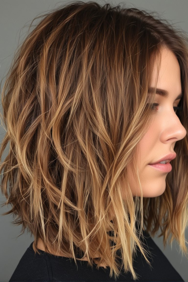 45 Layered Lob Haircuts - Stylish Hair Ideas