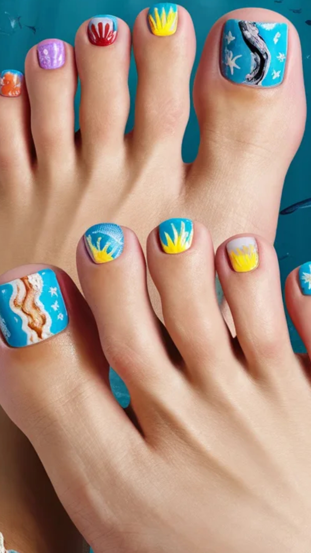 17 Summer Toe Nails Idea You Must Try - Stylish Hair Ideas