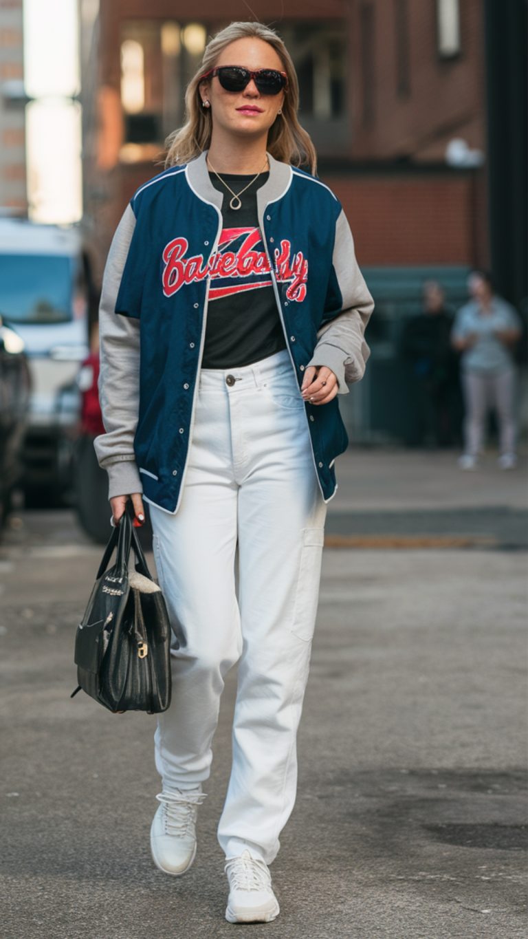 17 Must Try Baseball Outfits Ideas for Women - Stylish Hair Ideas