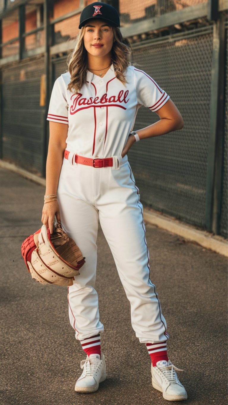 17 Must Try Baseball Outfits Ideas for Women - Stylish Hair Ideas