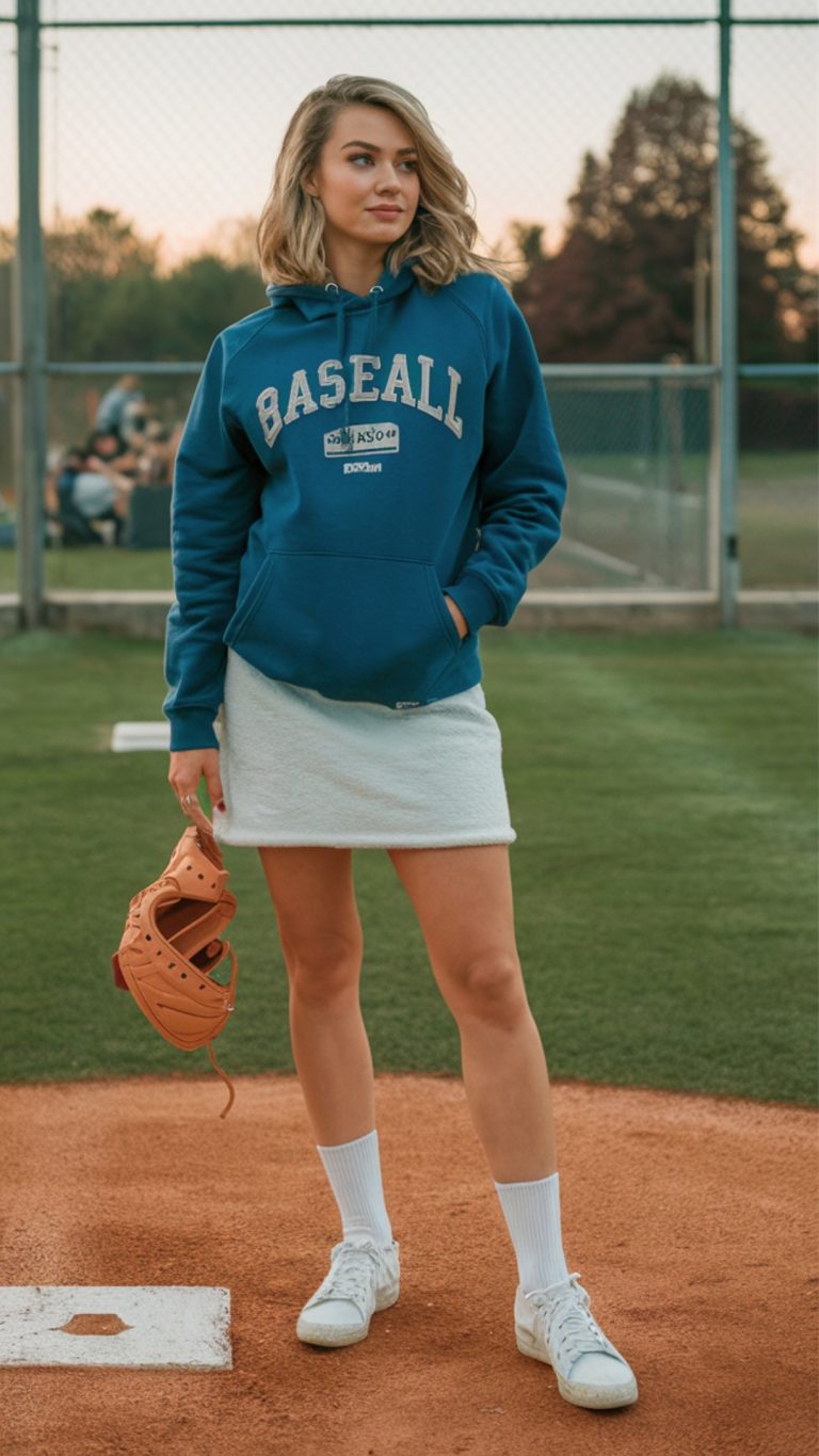 17 Must Try Baseball Outfits Ideas for Women - Stylish Hair Ideas