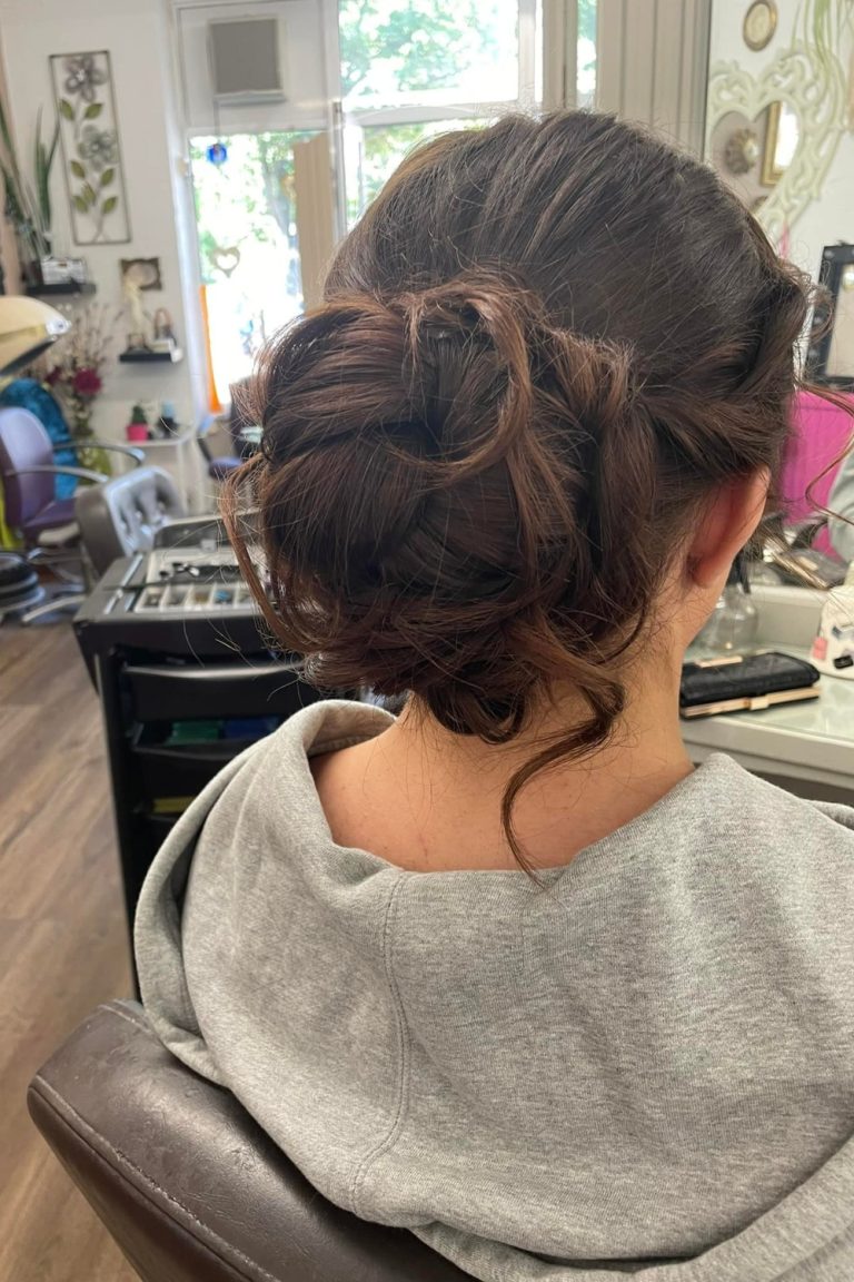 27 Top Knot Bun - Stylish Hair Ideas