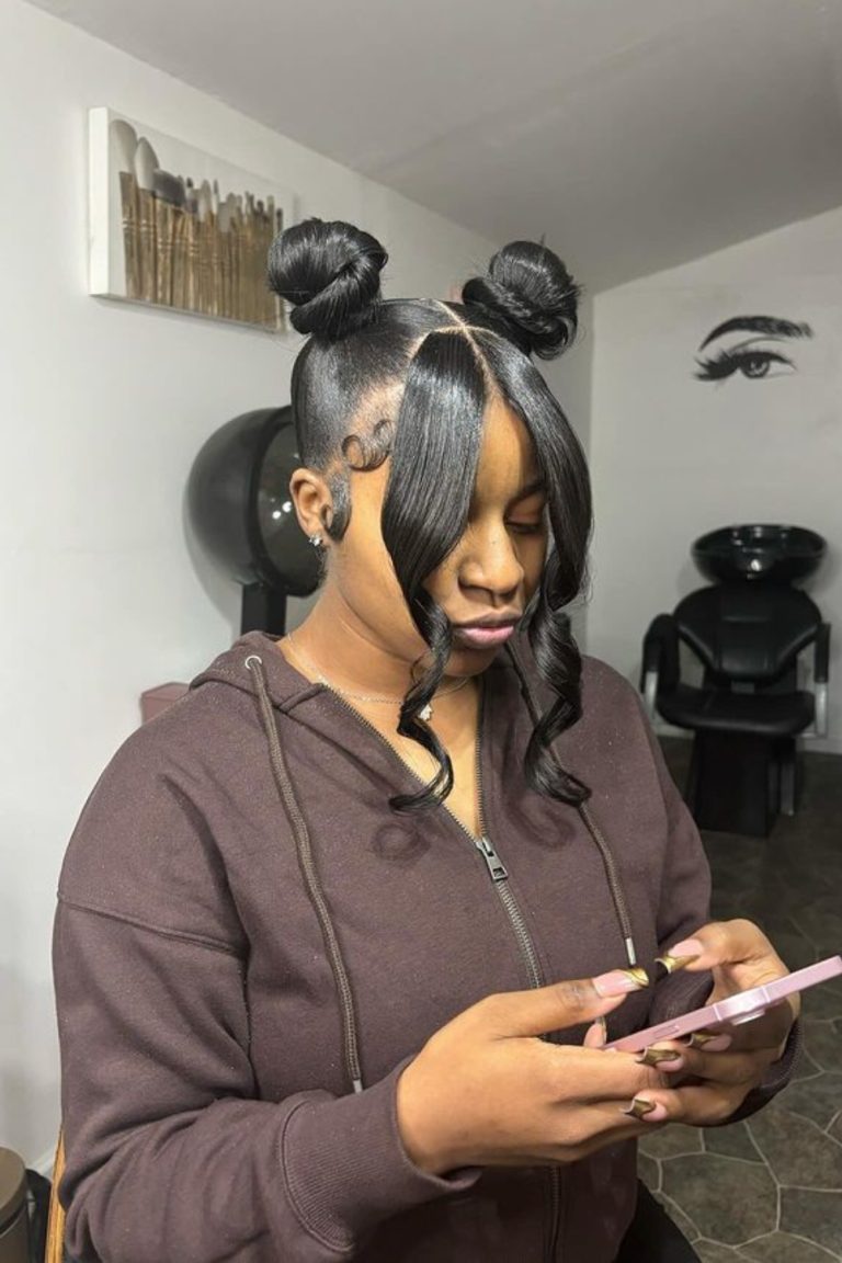 27 Top Knot Bun - Stylish Hair Ideas