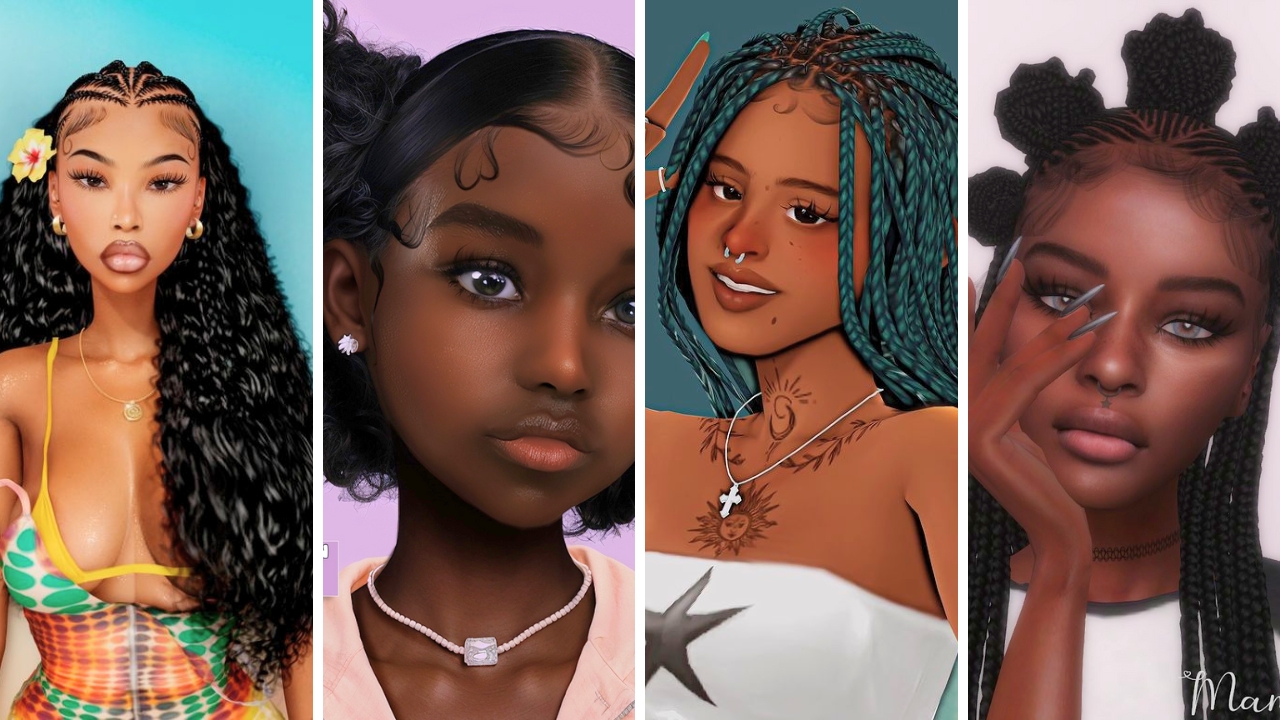 15 Afro Hair Sims 4 cc - Stylish Hair Ideas