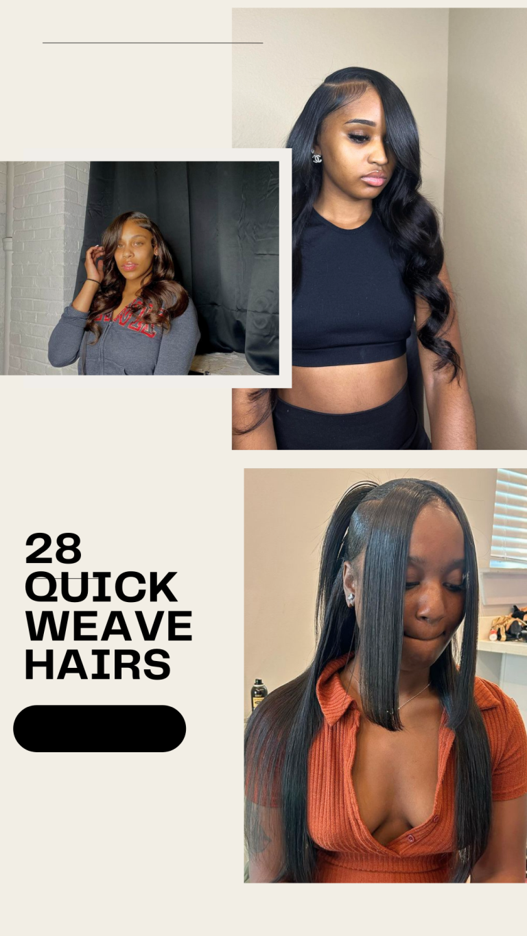 28 Quick Weave Hairstyle Ideas - Stylish Hair Ideas