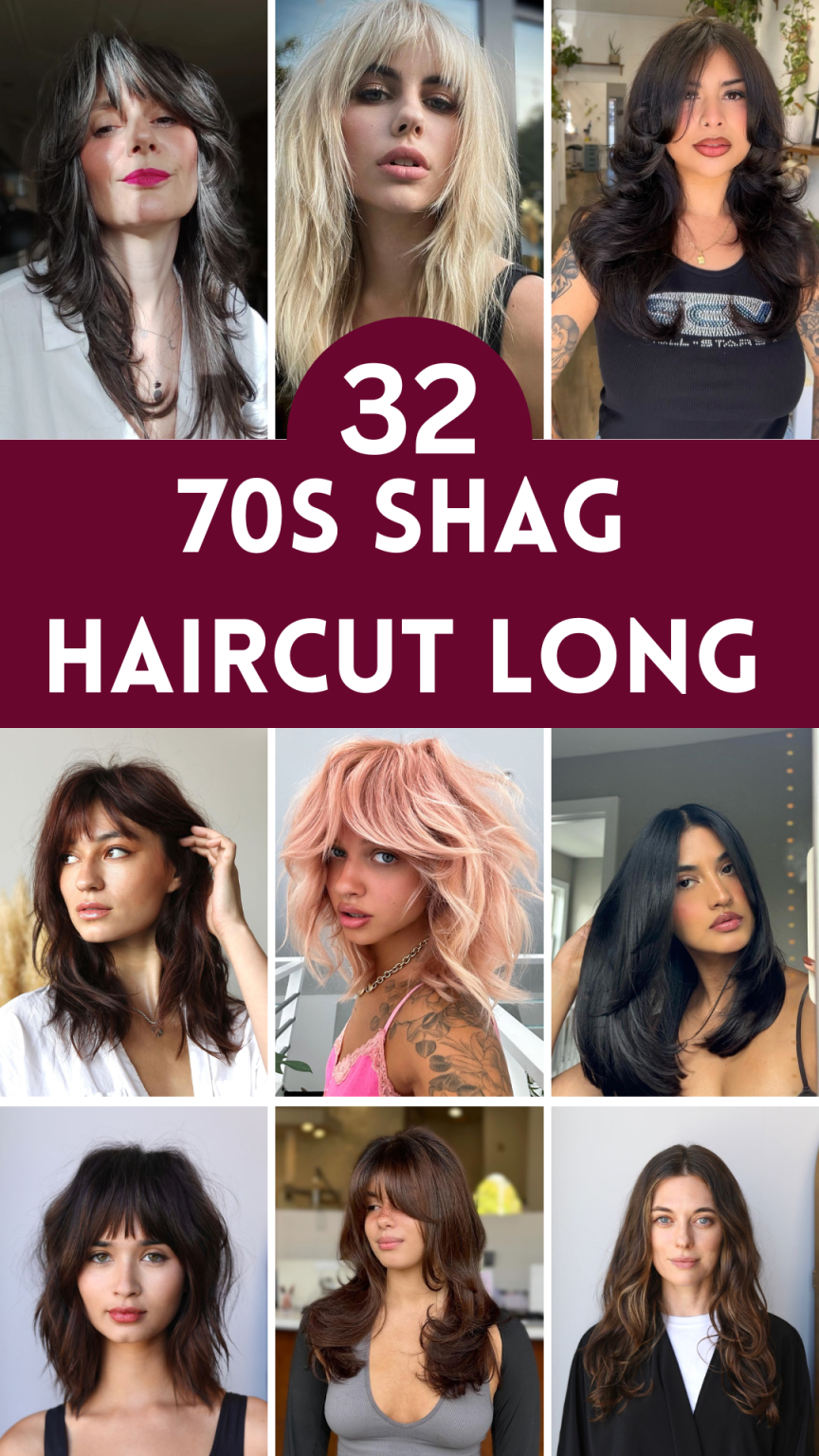 32 Designs on 70s Shag Haircut Long - Stylish Hair Ideas