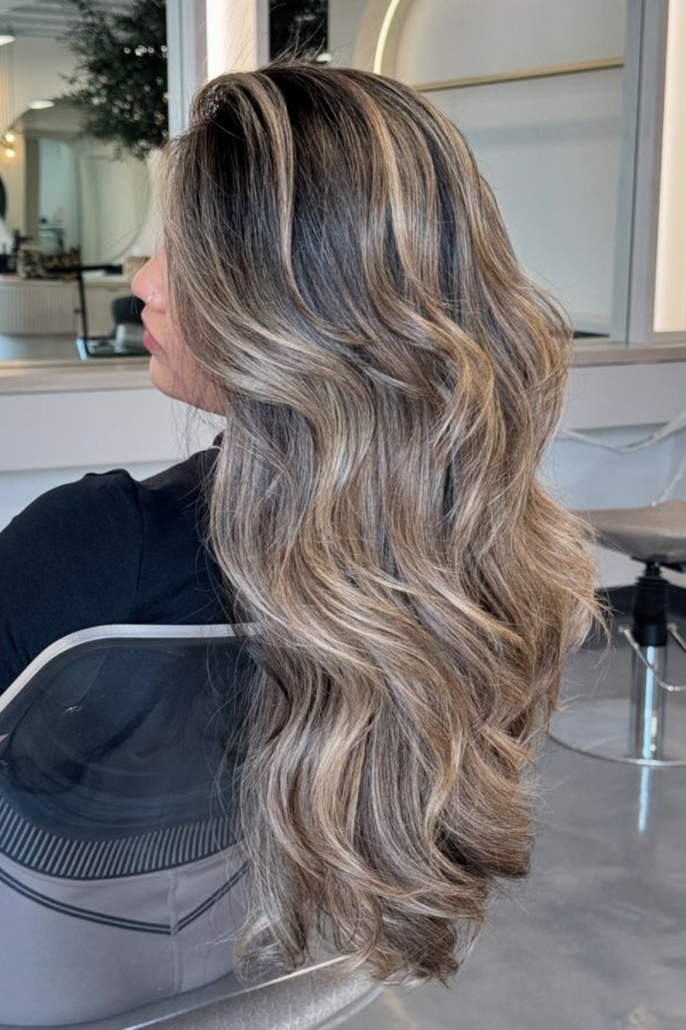 35 Grey Blending Highlights Brunette - Stylish Hair Ideas