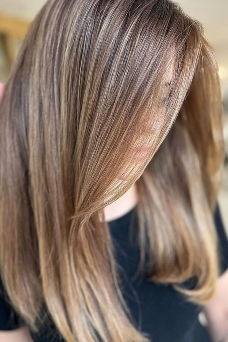 35 Grey Blending Highlights Brunette - Stylish Hair Ideas