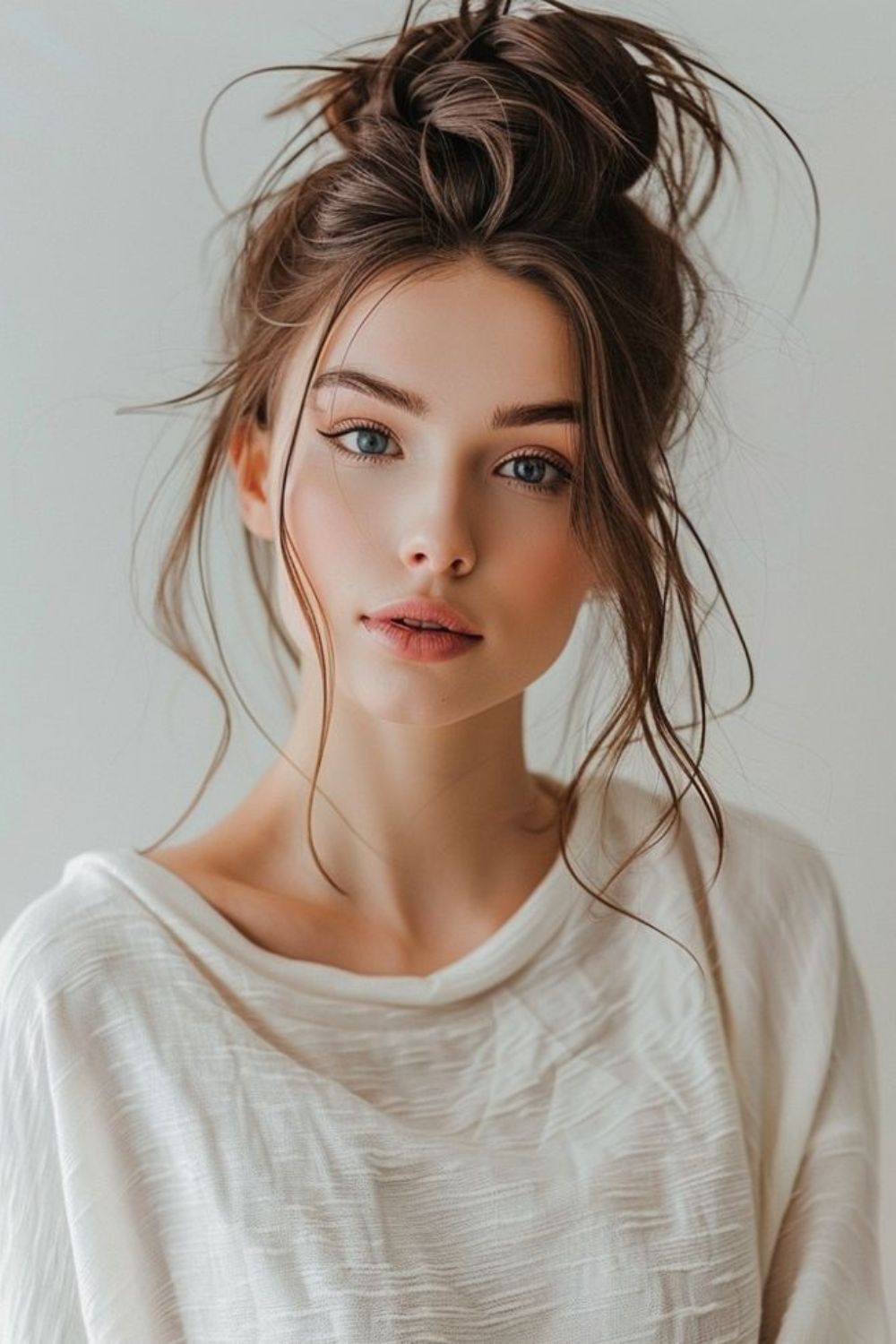 27 Newest High Messy Bun Hairstyles - Stylish Hair Ideas