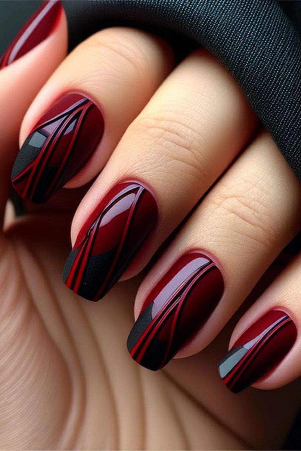 27 Trendy Wine Red Nails - Stylish Hair Ideas