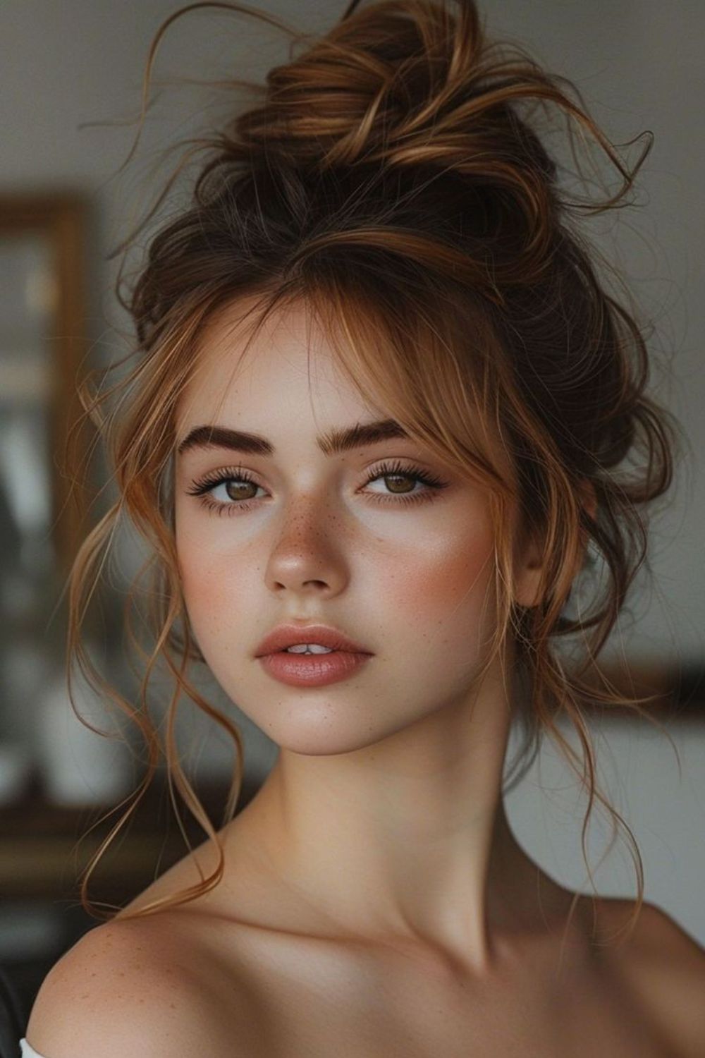 27 Newest High Messy Bun Hairstyles - Stylish Hair Ideas