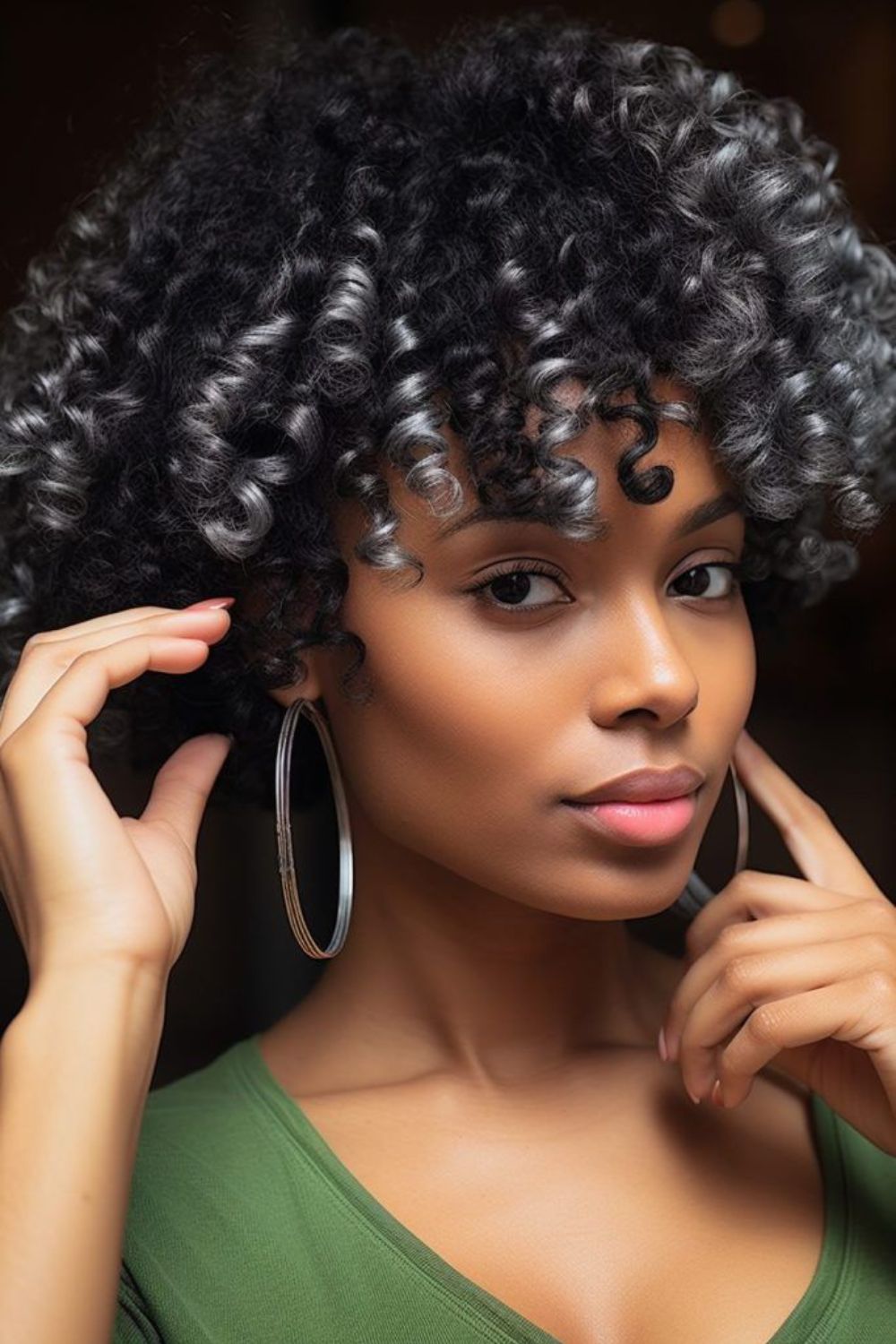 30 Grey Hair on Dark Skin Ideas - Stylish Hair Ideas