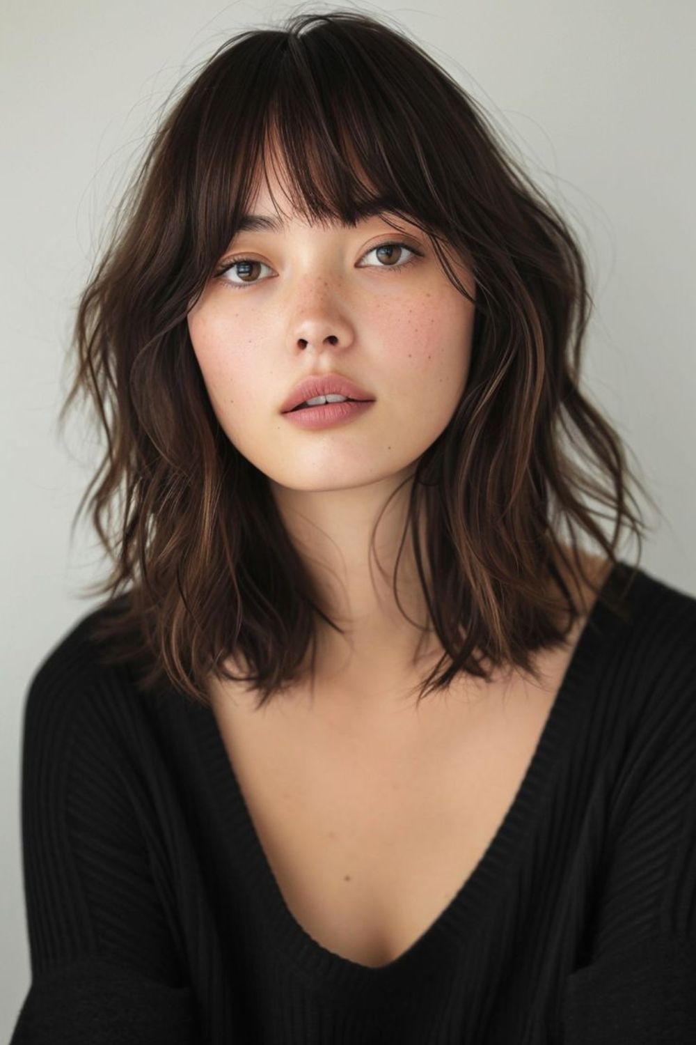 28 Lob with Fringe Hair Ideas - Stylish Hair Ideas