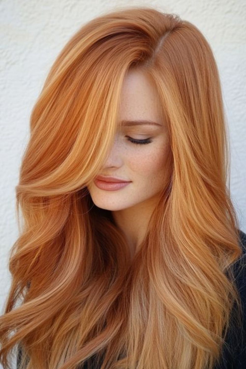 30 Cowboy Copper Hair with Blonde Money Pieces - Stylish Hair Ideas