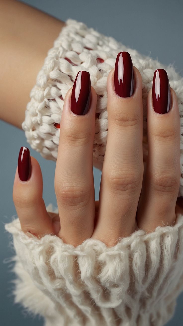 27 Trendy Wine Red Nails - Stylish Hair Ideas