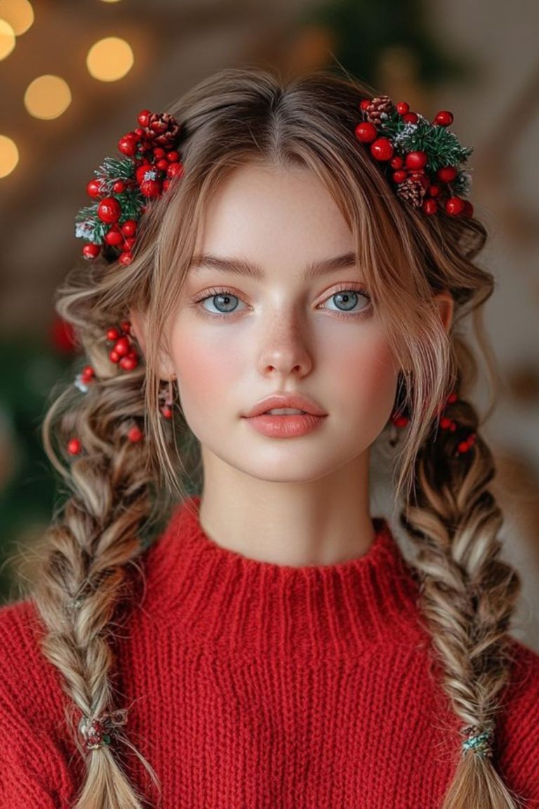 29 Gorgeous Holiday Hair Ideas For Christmas - Stylish Hair Ideas