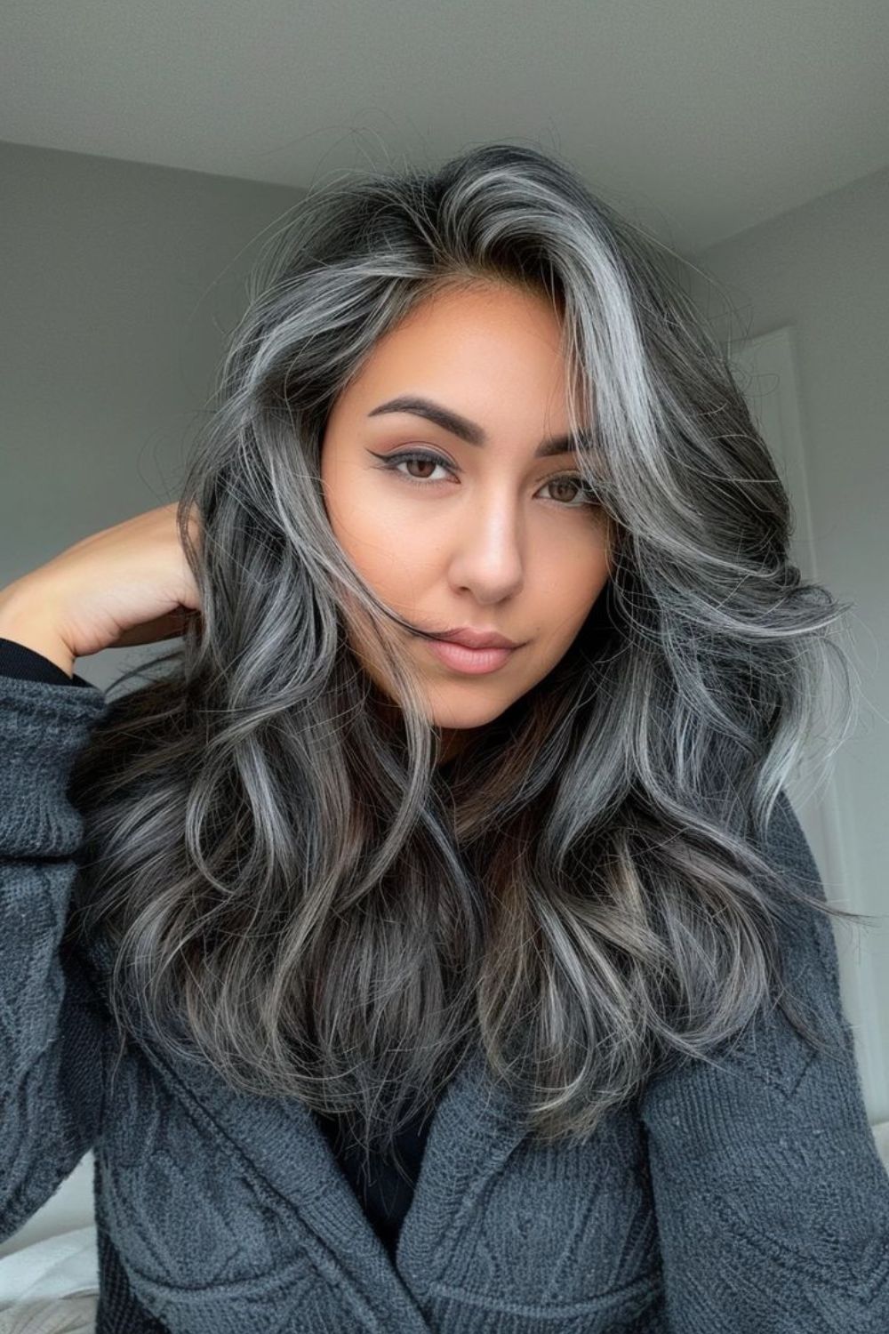 30 Grey Hair on Dark Skin Ideas - Stylish Hair Ideas