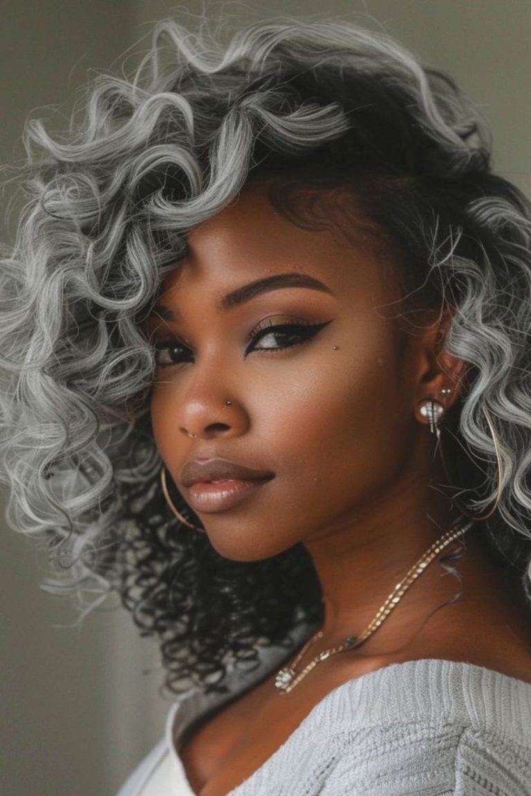 30 Grey Hair on Dark Skin Ideas - Stylish Hair Ideas