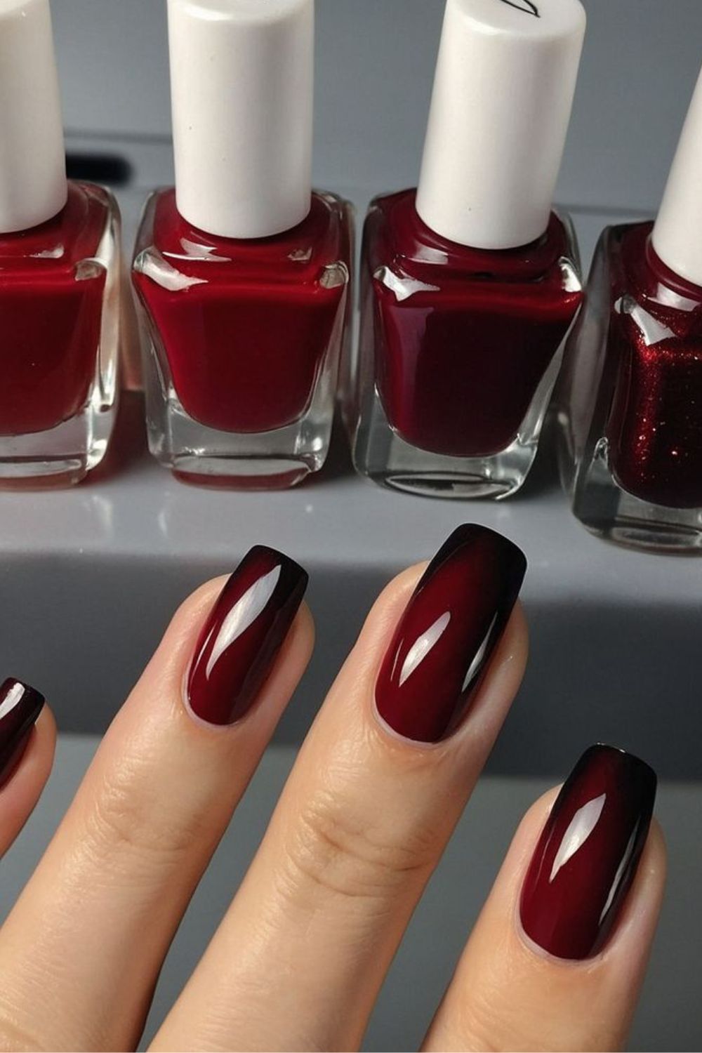 27 Trendy Wine Red Nails - Stylish Hair Ideas