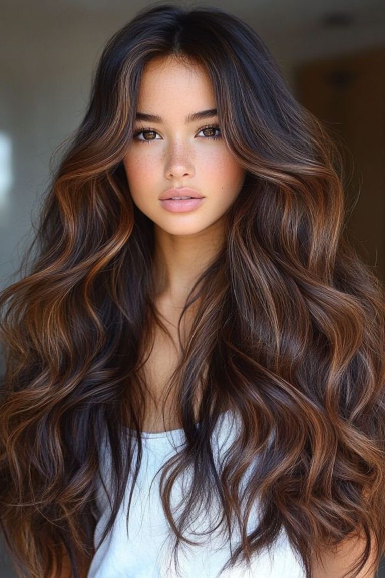 28 Beautiful Chocolate Brown Balayage Hair Ideas - Stylish Hair Ideas
