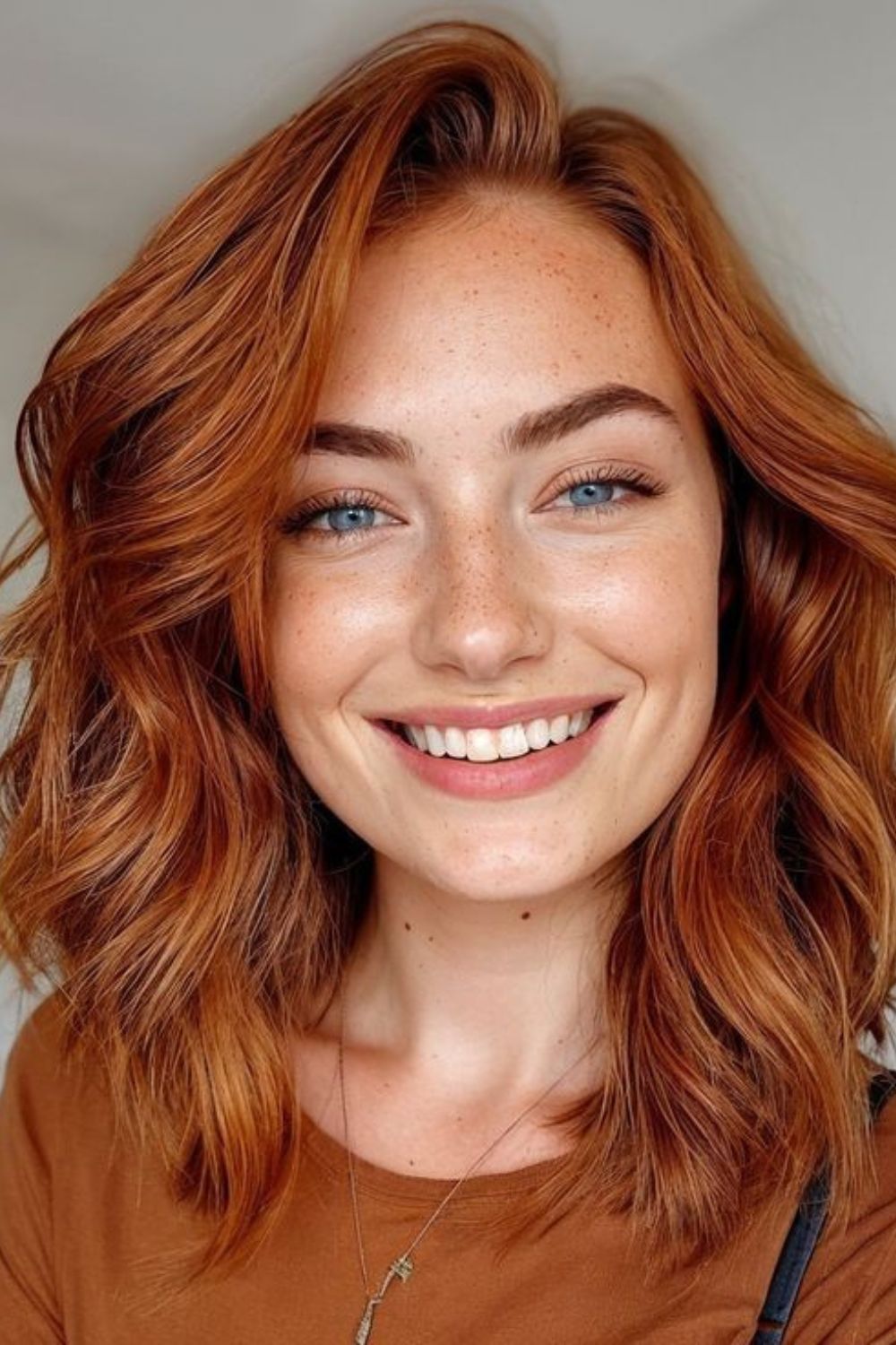 30 Cowboy Copper Hair with Blonde Money Pieces - Stylish Hair Ideas
