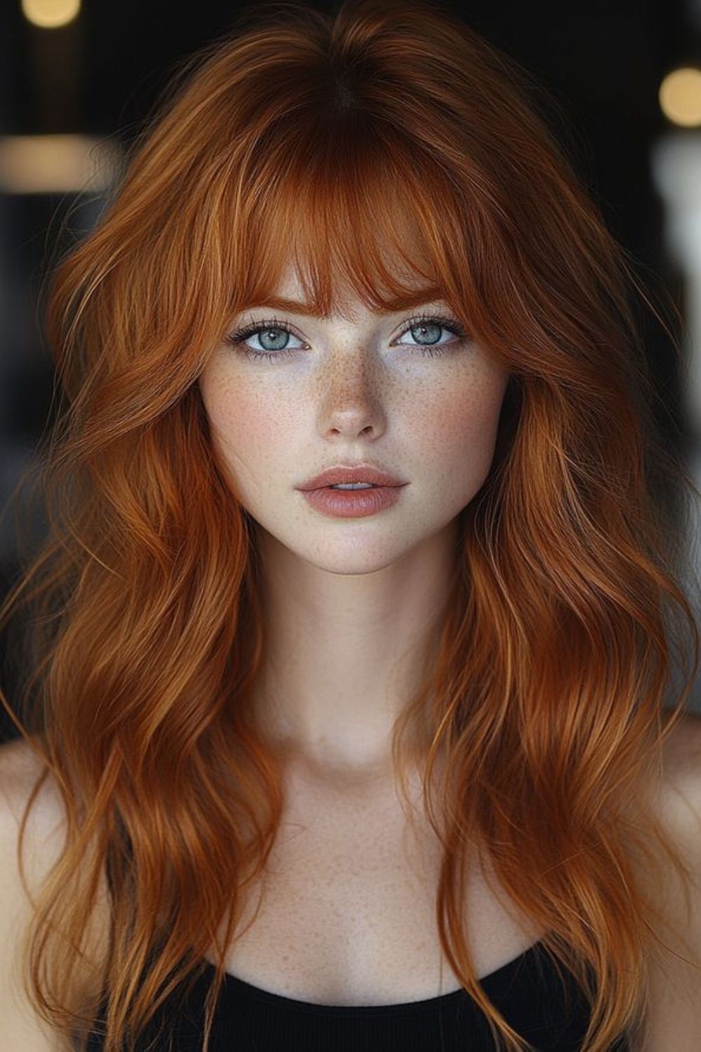 30 Cowboy Copper Hair with Blonde Money Pieces - Stylish Hair Ideas
