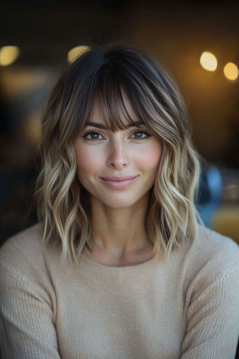 28 Lob with Fringe Hair Ideas - Stylish Hair Ideas