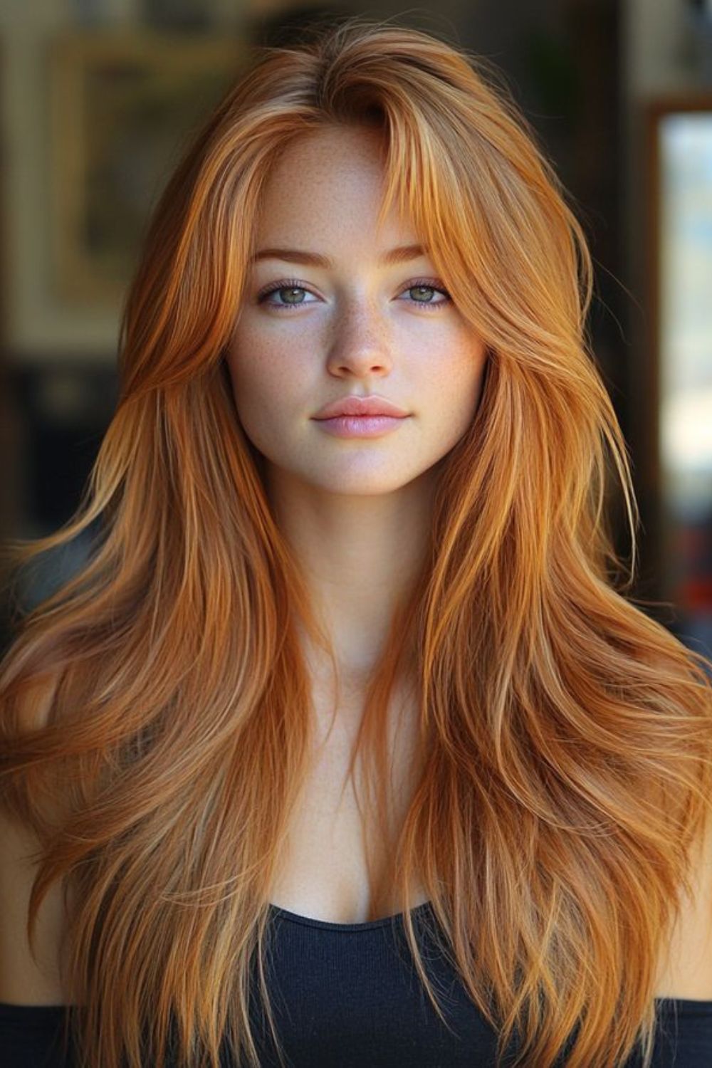 30 Cowboy Copper Hair with Blonde Money Pieces - Stylish Hair Ideas