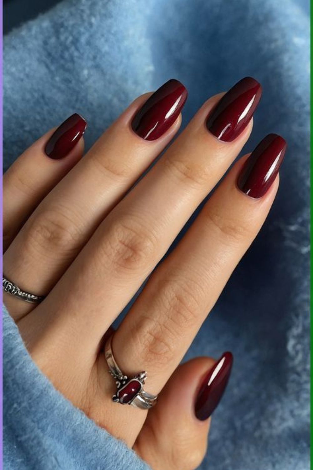 27 Trendy Wine Red Nails - Stylish Hair Ideas