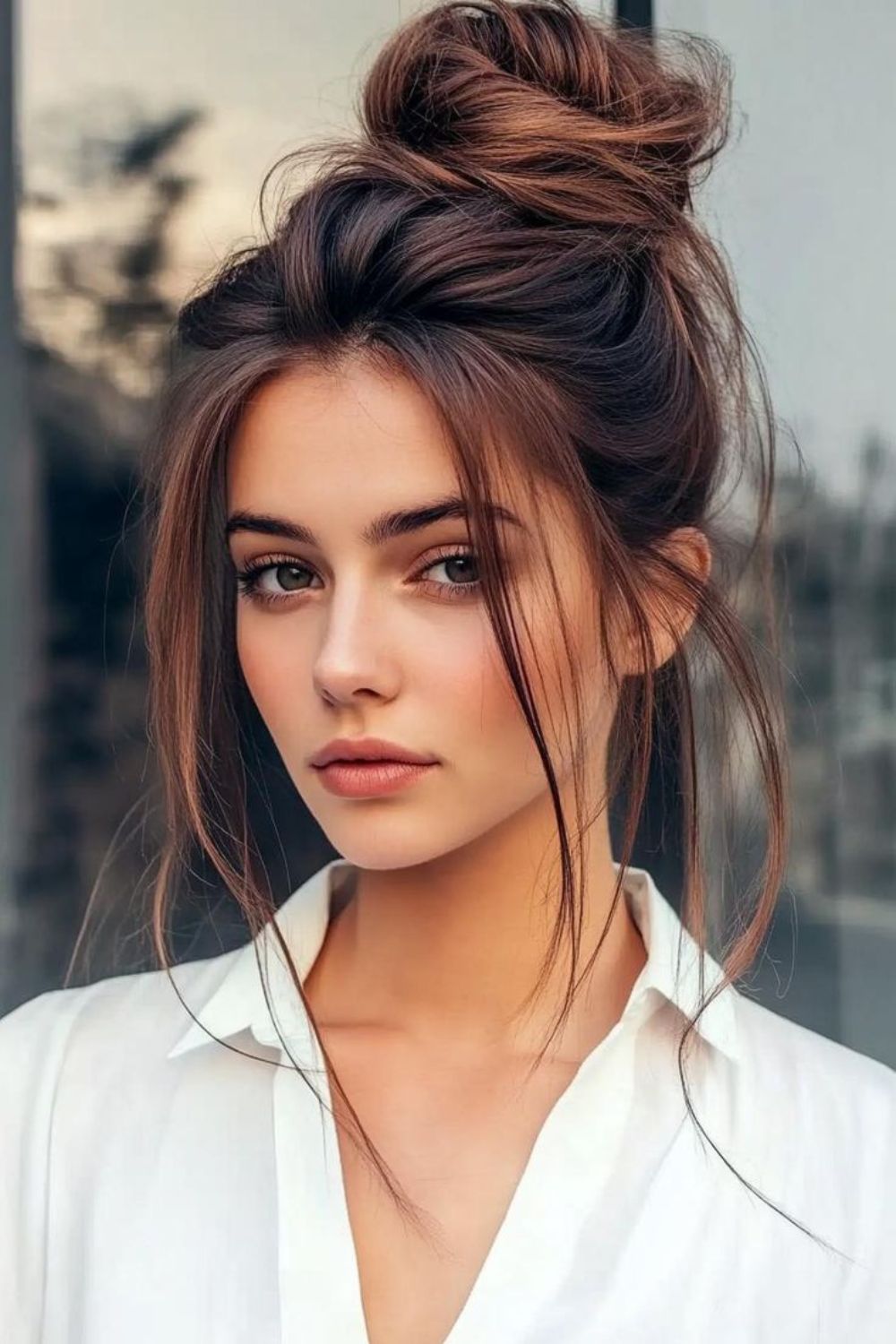 27 Newest High Messy Bun Hairstyles - Stylish Hair Ideas