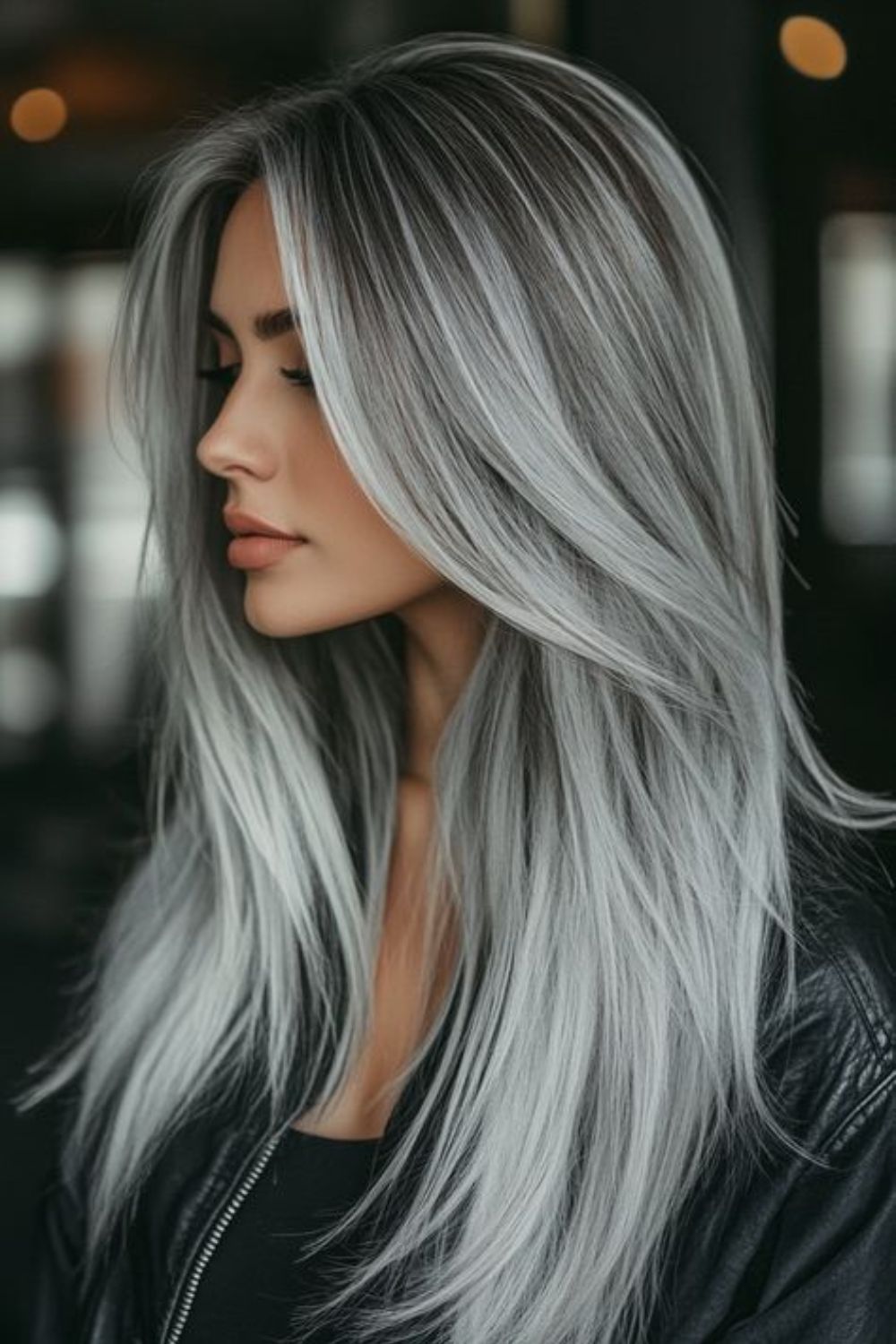30 Grey Hair on Dark Skin Ideas - Stylish Hair Ideas
