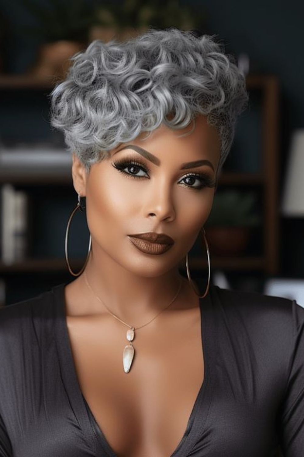 30 Grey Hair on Dark Skin Ideas - Stylish Hair Ideas