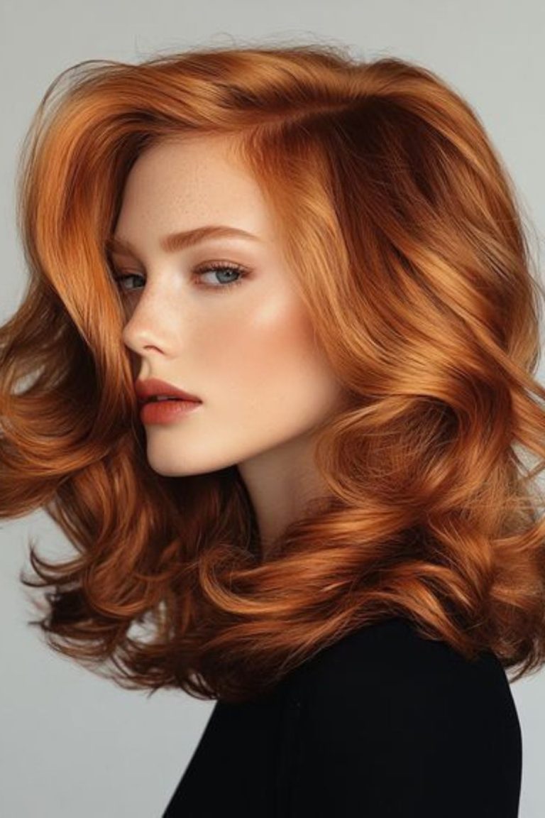 30 Cowboy Copper Hair with Blonde Money Pieces - Stylish Hair Ideas
