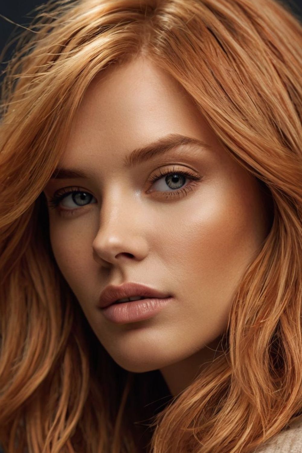 30 Cowboy Copper Hair with Blonde Money Pieces - Stylish Hair Ideas