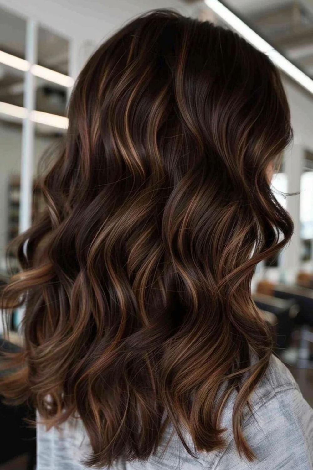 28 Beautiful Chocolate Brown Balayage Hair Ideas - Stylish Hair Ideas