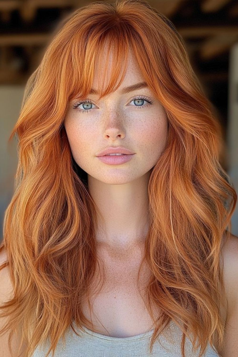 30 Cowboy Copper Hair with Blonde Money Pieces - Stylish Hair Ideas