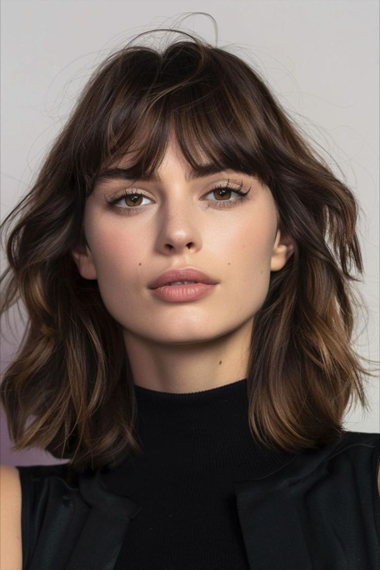 28 Lob with Fringe Hair Ideas - Stylish Hair Ideas