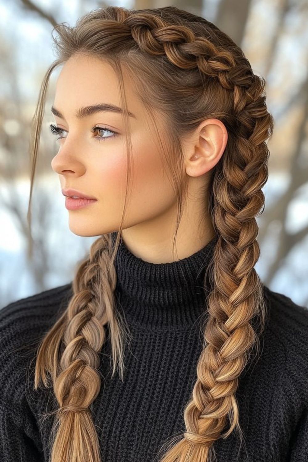 27 Stunning Turtle Neck Hairstyles - Stylish Hair Ideas