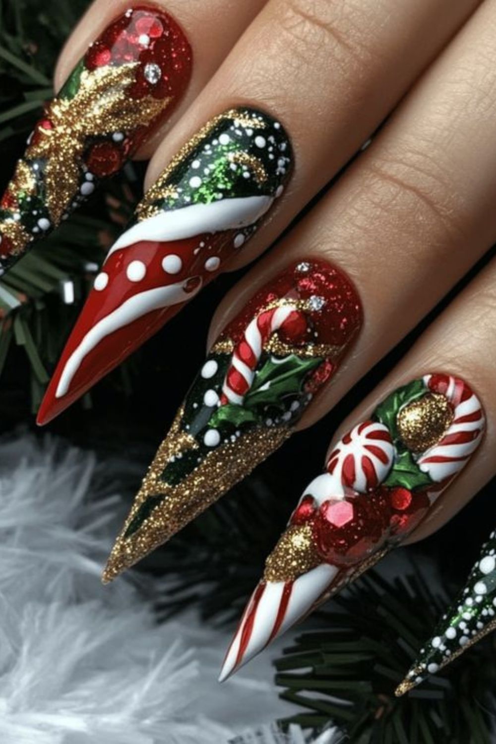 28 Beautiful Gingerbread Nails - Stylish Hair Ideas