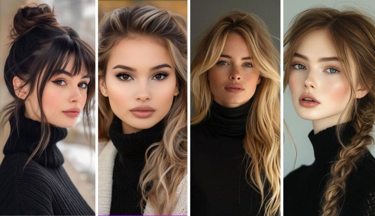 27 Stunning Turtle Neck Hairstyles - Stylish Hair Ideas