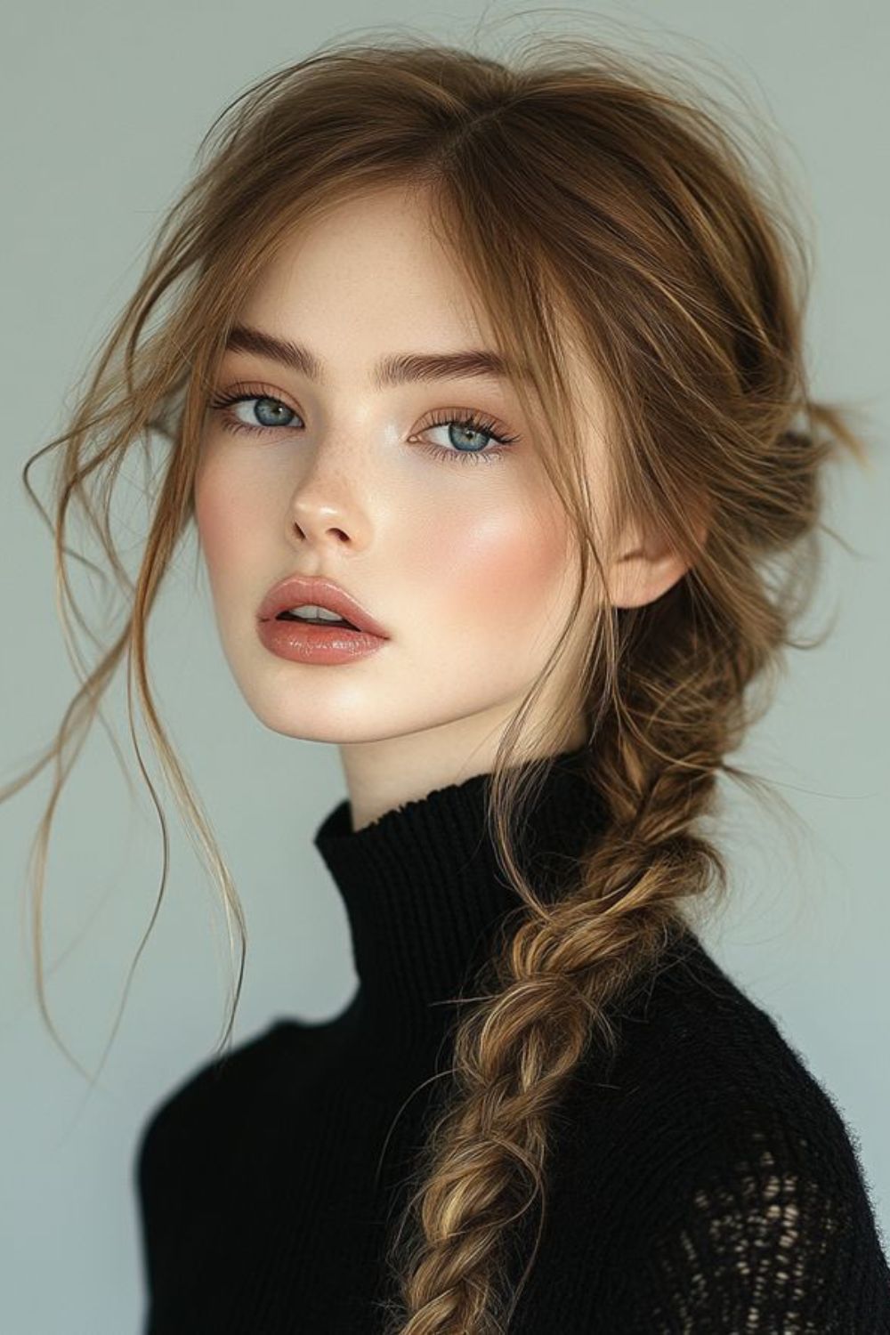 27 Stunning Turtle Neck Hairstyles - Stylish Hair Ideas
