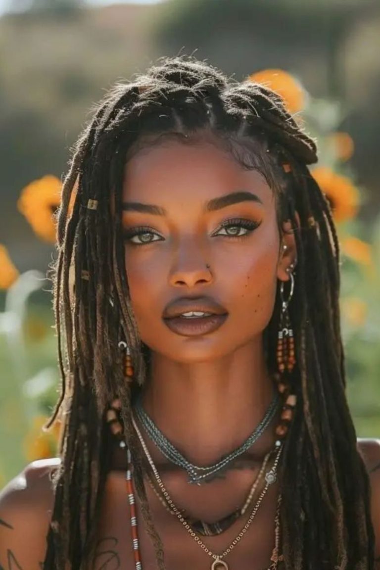 28 Great Female Loc Styles - Stylish Hair Ideas